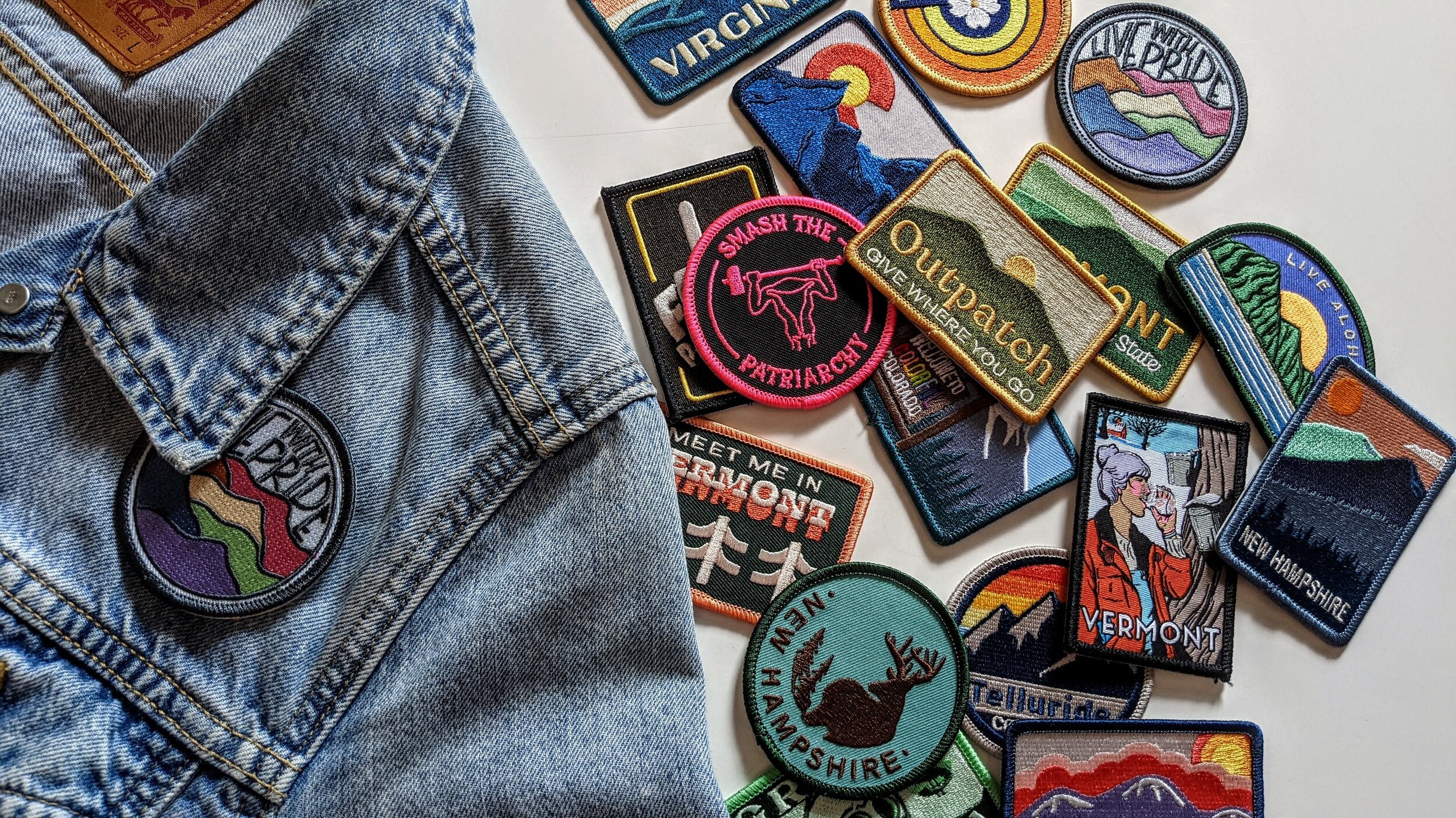 Shop our collection of Colorado stick-on patches