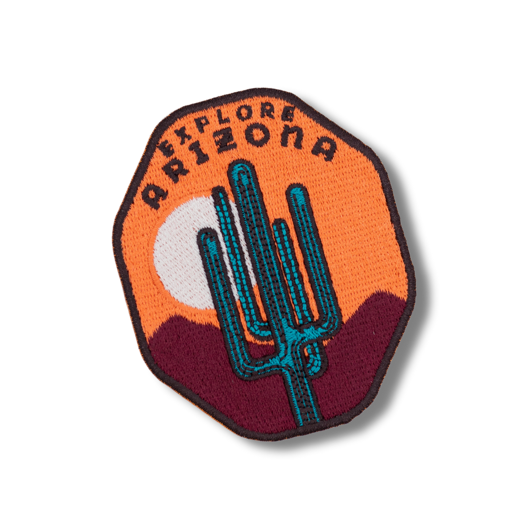 Explore Arizona Embroidered Sticker Patch