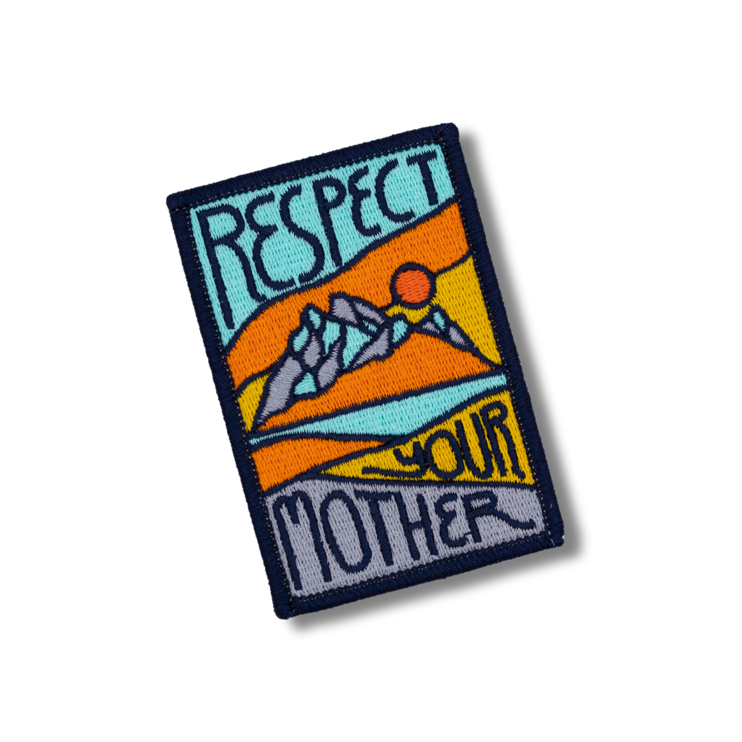 Respect Your Mother Embroidered Sticker Patch