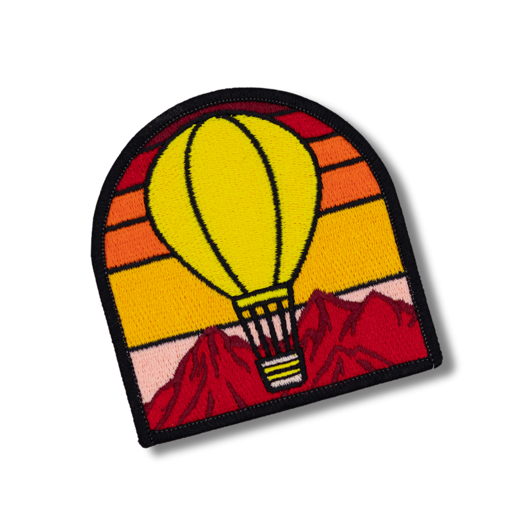 New Mexico Hot Air Balloon Embroidered Sticker Patch