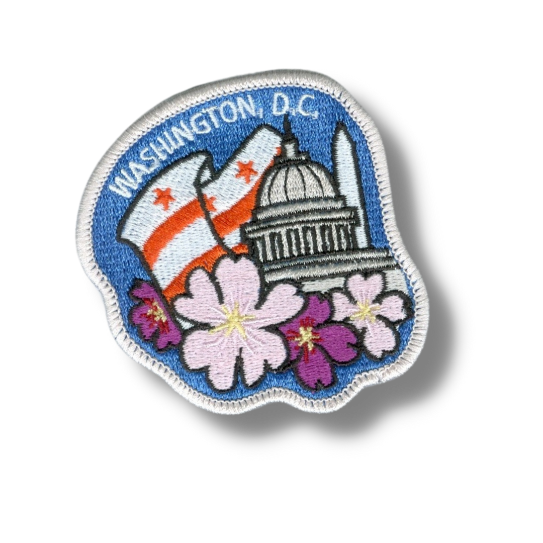 Eco Friendly Custom Patches, Embroidered Travel Patch, Sticker Patches