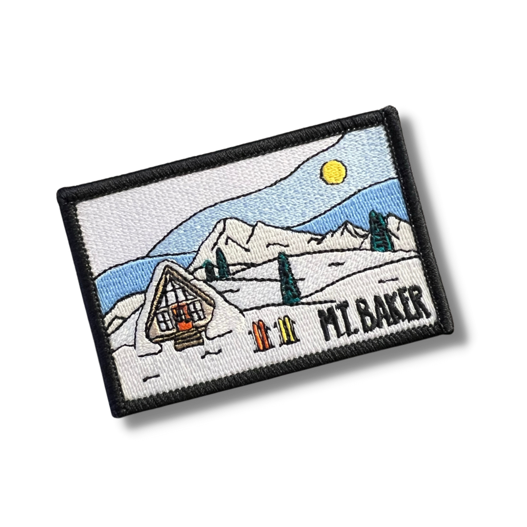 Mt. Baker Embroidered Sticker Patch